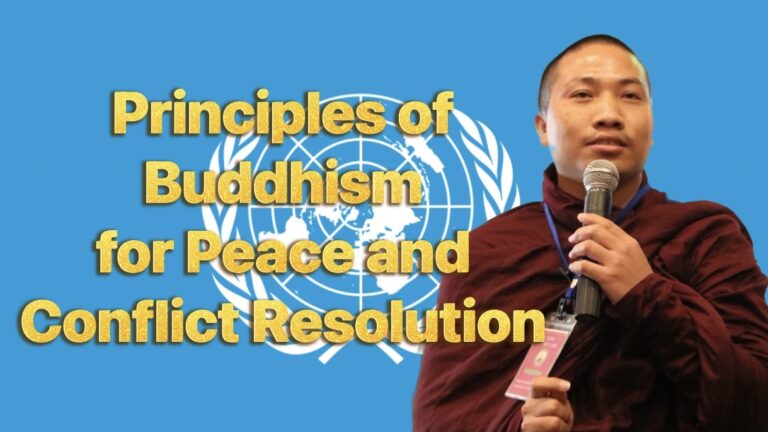 The Principles of Buddhism for Peace and Conflict Resolution – ALOK MIND